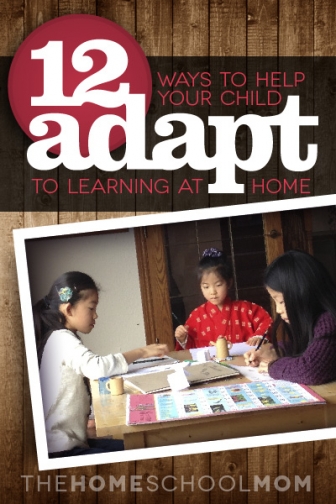 12 Ways to Help Your Child Adapt to Homeschooling