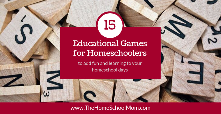 15 Educational Games for Homeschoolers
